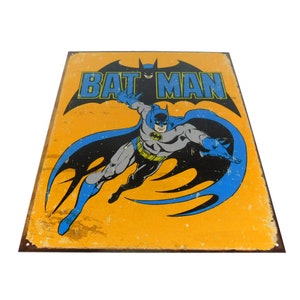 16" Inch Retro Batman Tin Metal Sign - SIGNBOX-QLN720142 - Etsy