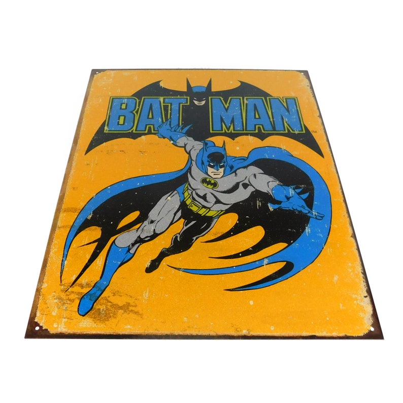 16 Inch Retro Batman Tin Metal Sign SIGNBOX-QLN720142 - Etsy