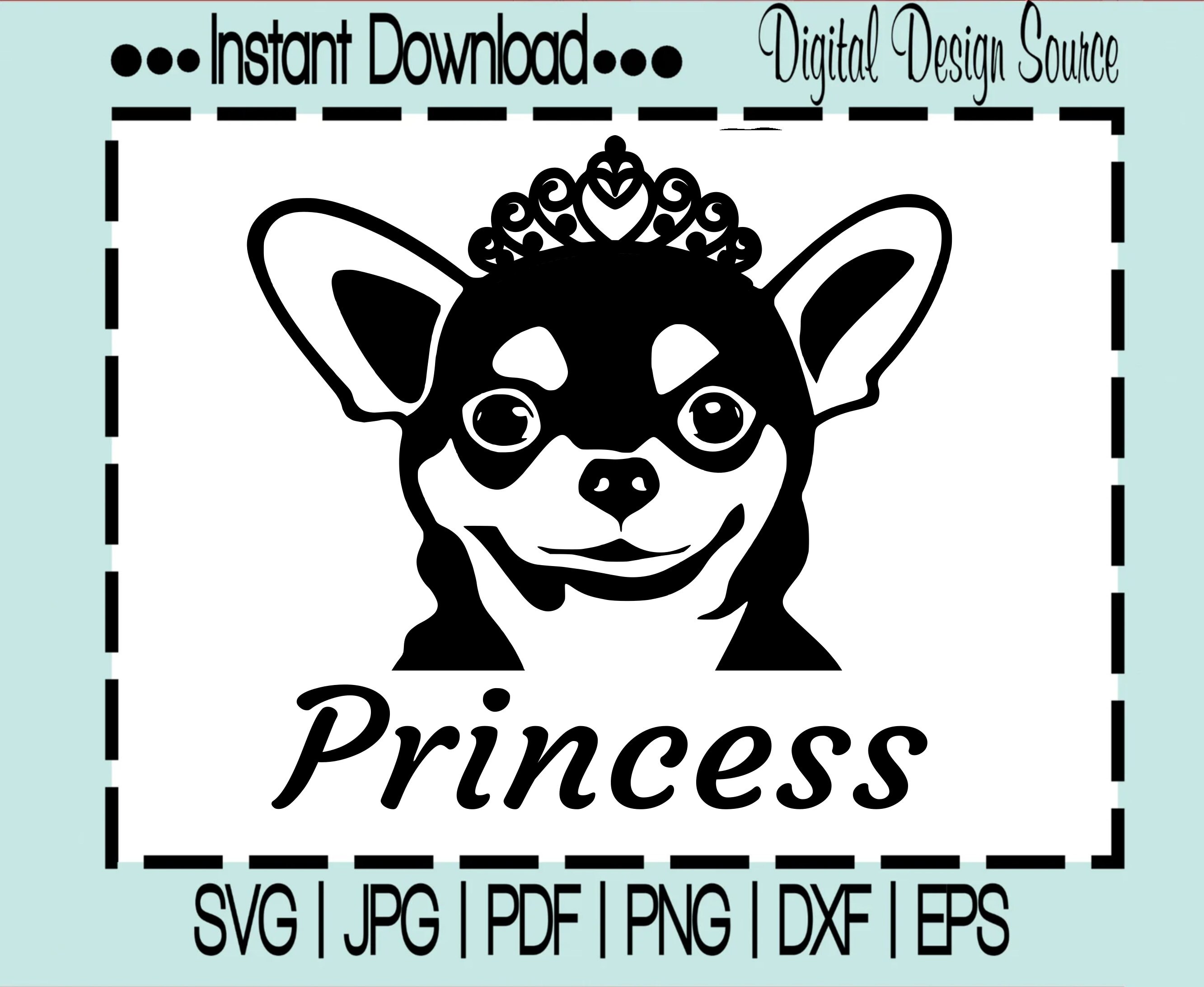 SVG files for Silhouette Chihuahua Decal SVG files for Cricut Dog svg ...