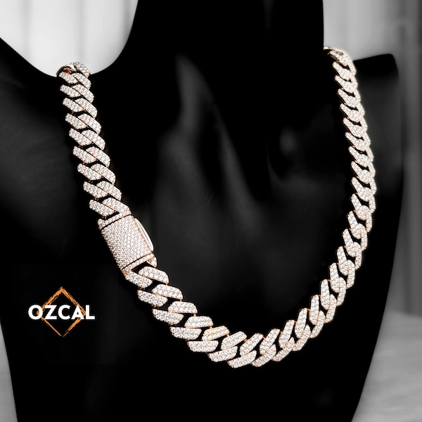 Rose Gold Cuban Link Chain Bracelet - Etsy