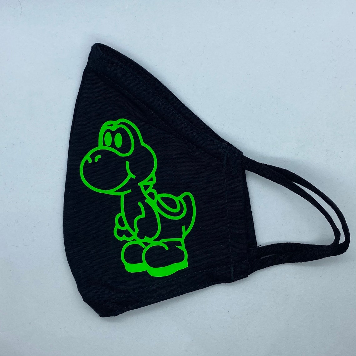 Yoshi of Mario bros childs face mask Super Mario Bros Yoshi | Etsy