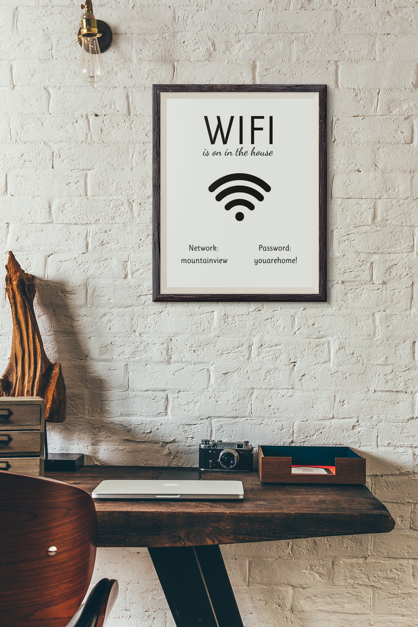 Wifi Sign for Airbnb Hosts Rental Guest Wifi VRBO Airbnb Wifi Instant ...