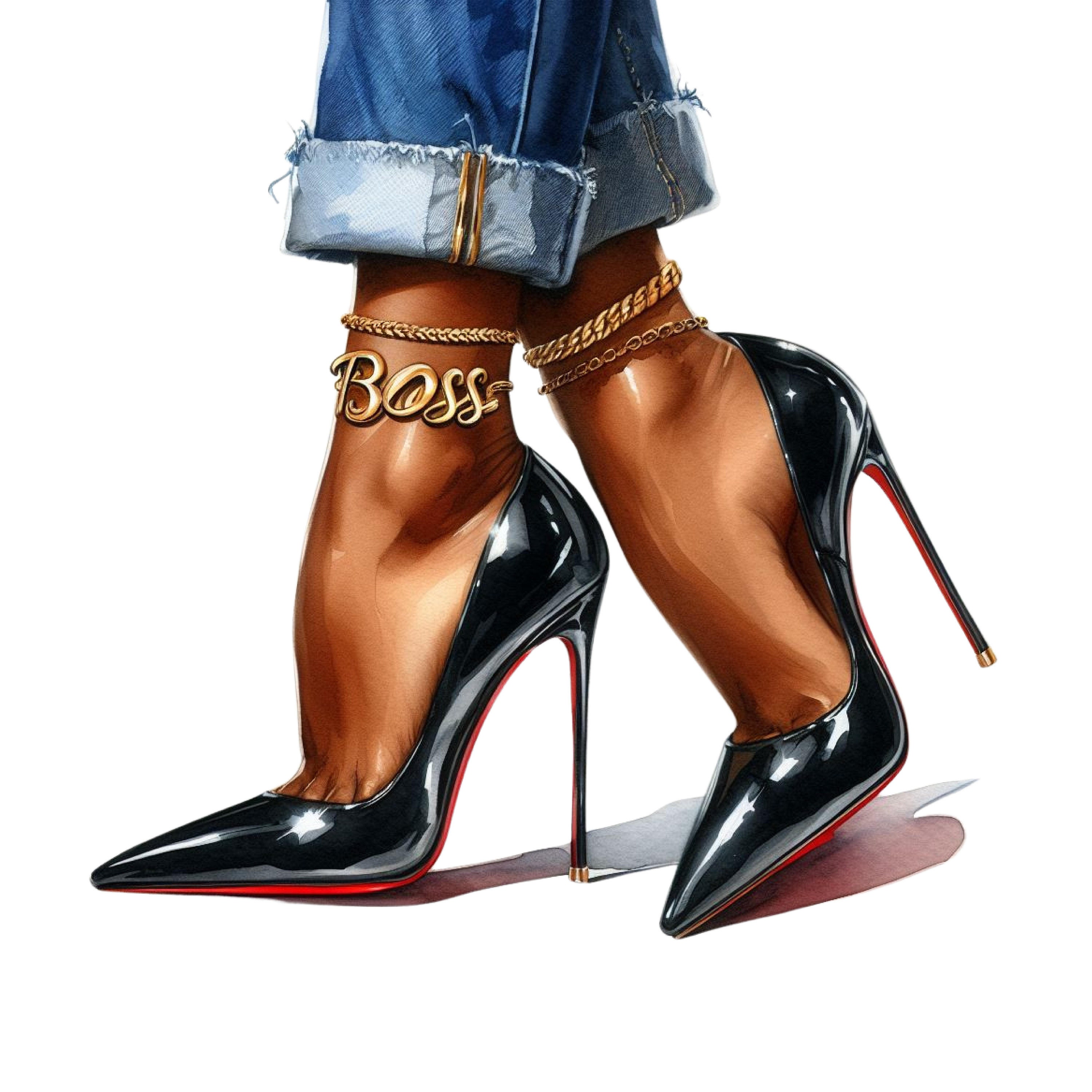Boss Lady L Black Woman Art L Black Art Work L African American Art L ...