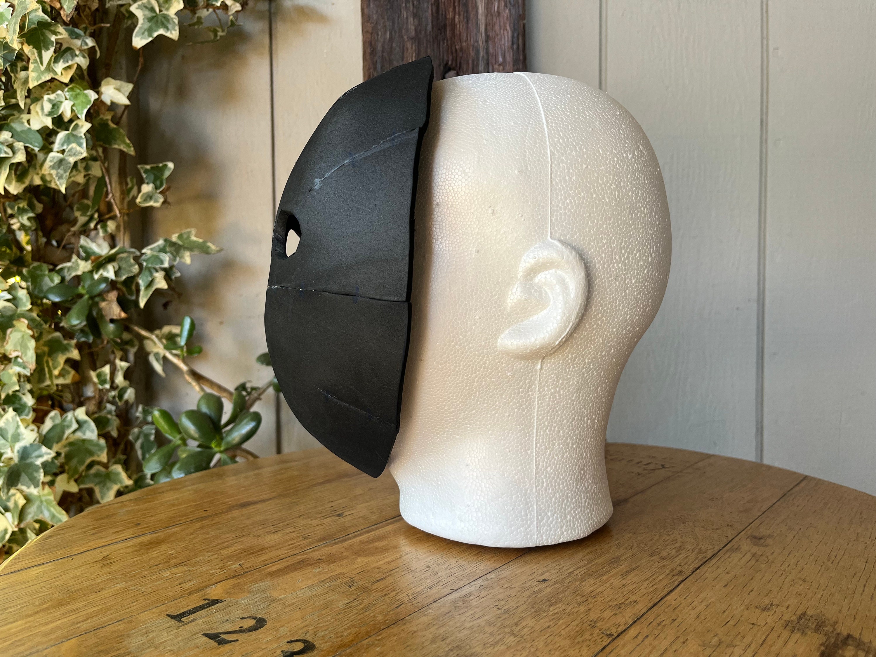 Simple/customizable Foam Mask Template/pattern | PDF Download - Etsy