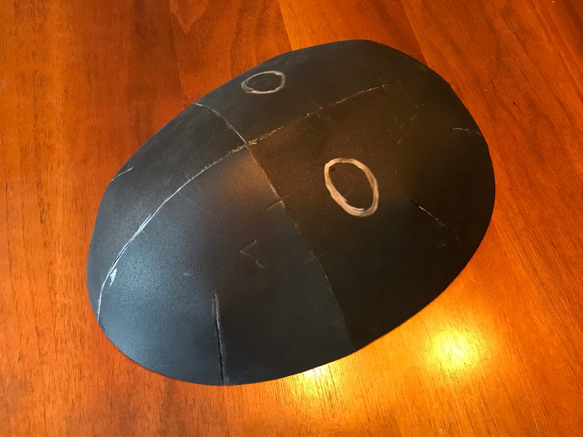 Simple/customizable Foam Mask Template/pattern PDF Download - Etsy