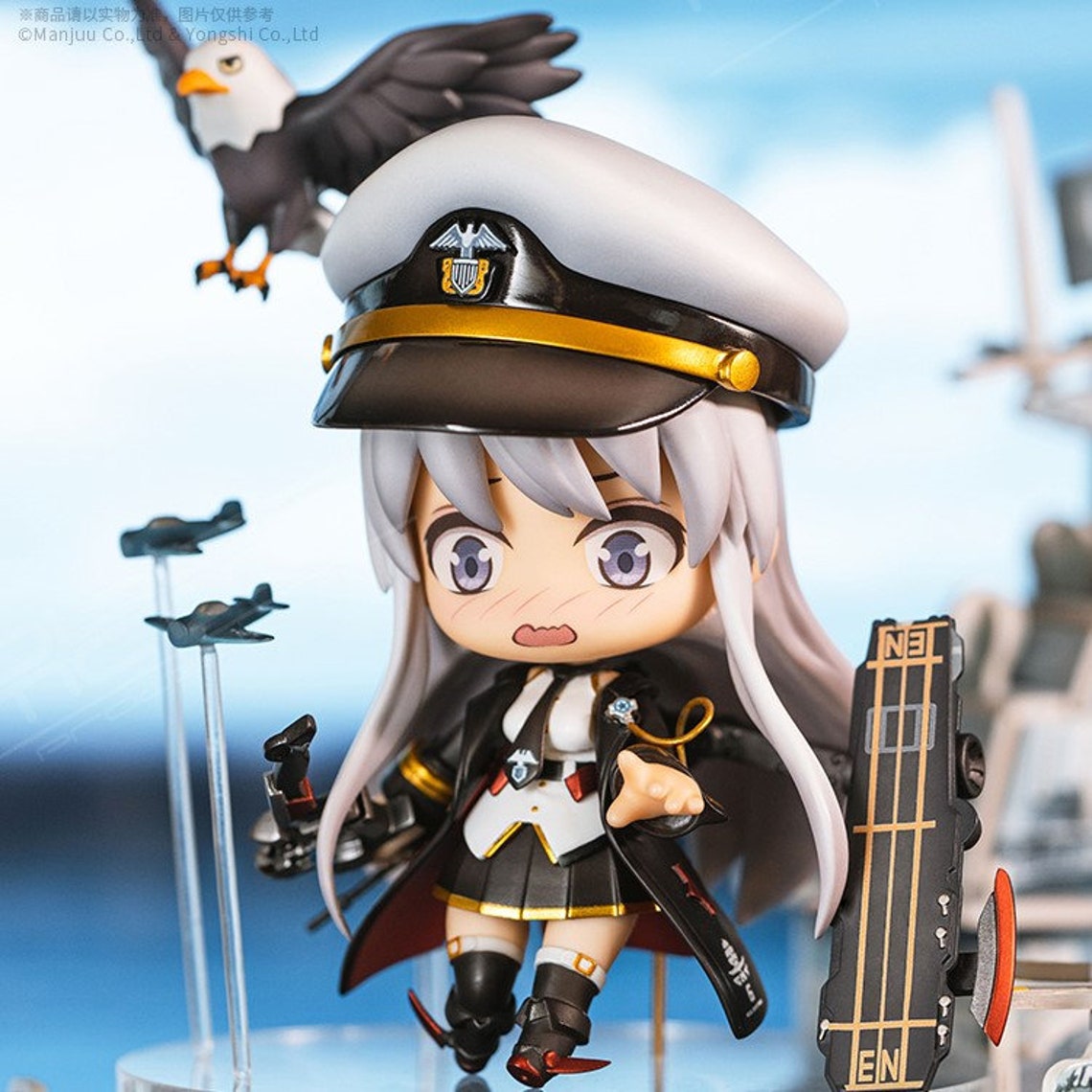 Azur Lane USS Enterprise Hobby Max Minicraft Figure | Etsy