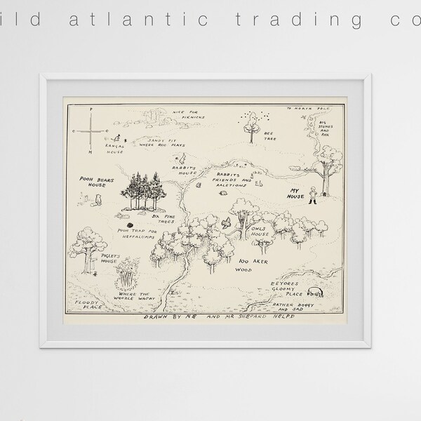 Winnie the Pooh and Piglet Friendship Poster - Etsy