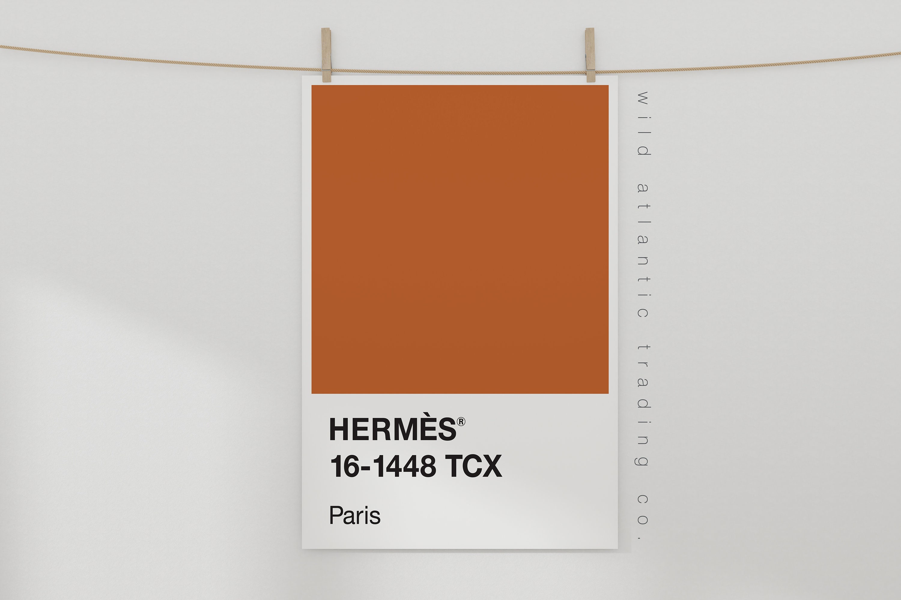 Printable Hermes Color Swatch Poster Inspired Color Palette - Etsy