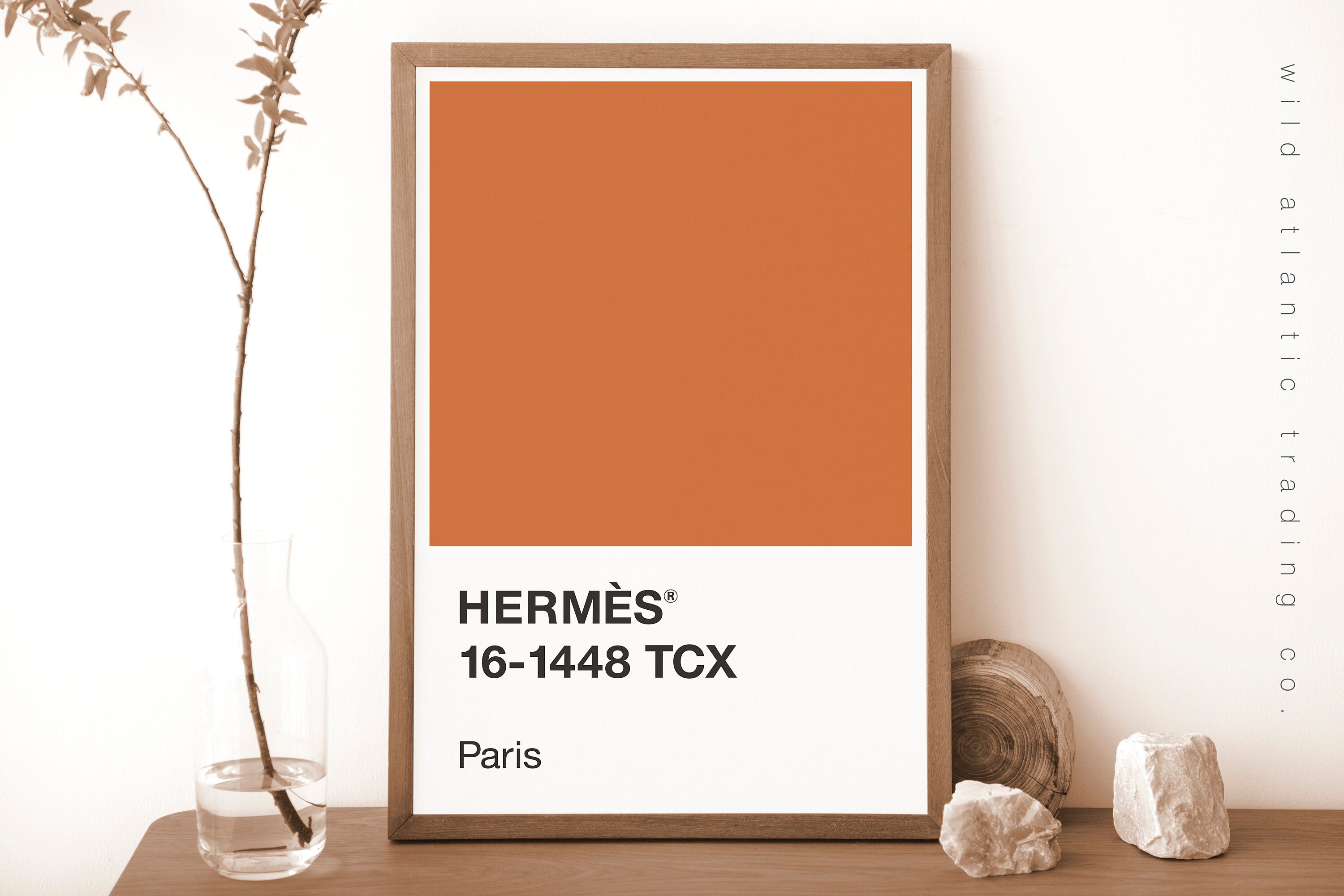 Printable Hermes Color Swatch Poster Inspired Color Palette - Etsy