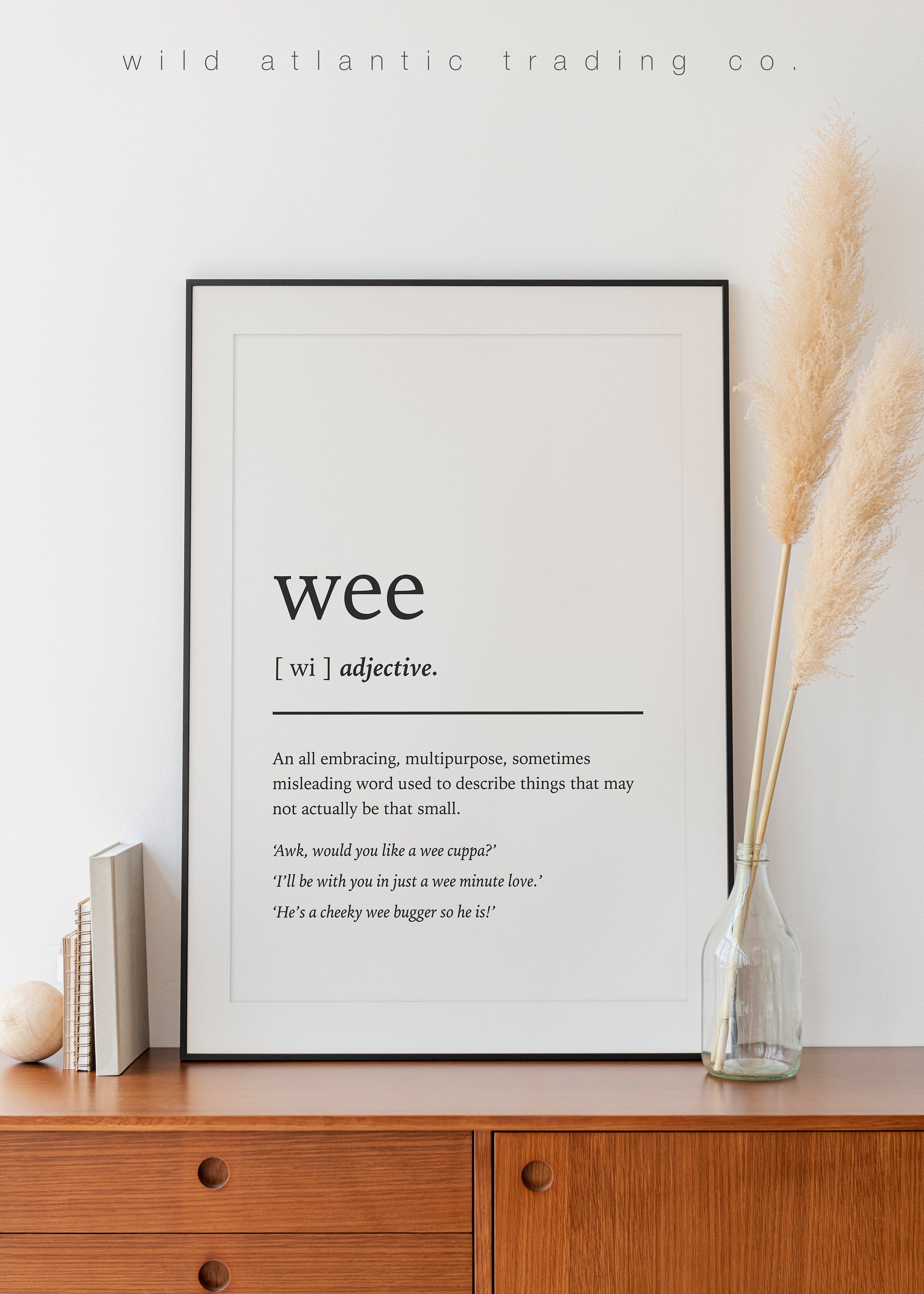 Printable Wee Definition Print Norn Iron / Irish Slang, Sayings Print ...