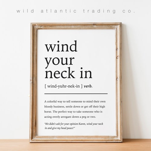 Printable Ats Us Nai Definition Print Norn Iron / Irish - Etsy