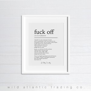 Famous Billy Connolly Quote Print | A5, A4, A3, | Wall Art, Wall Prints ...