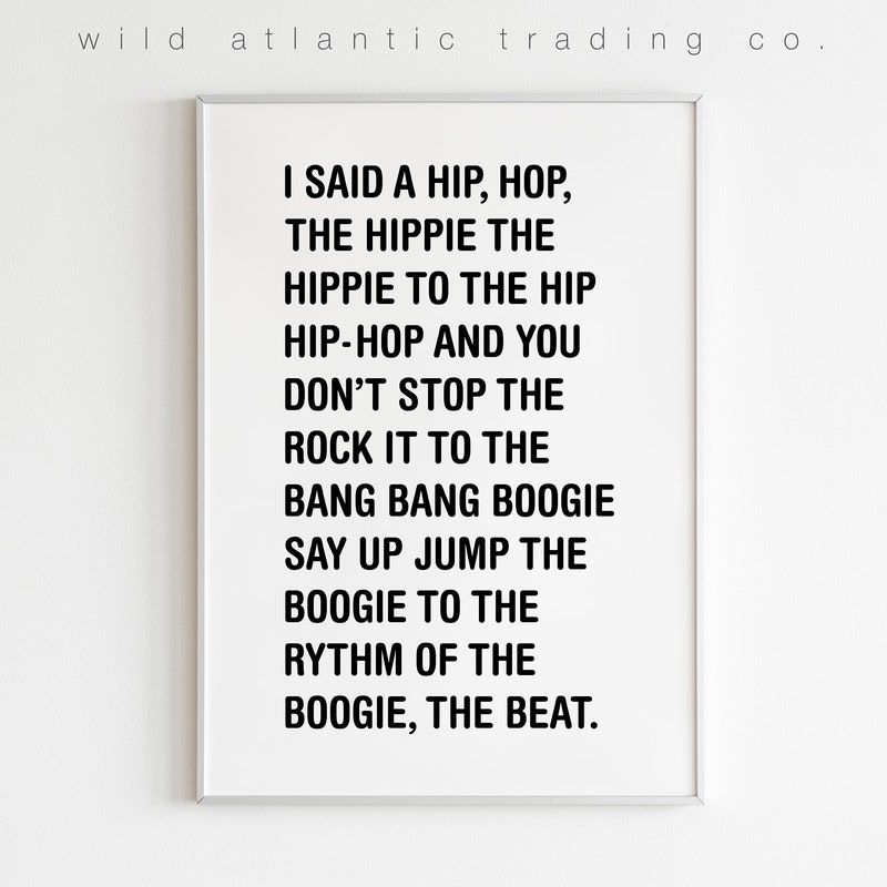 Rap Lyrics - Etsy