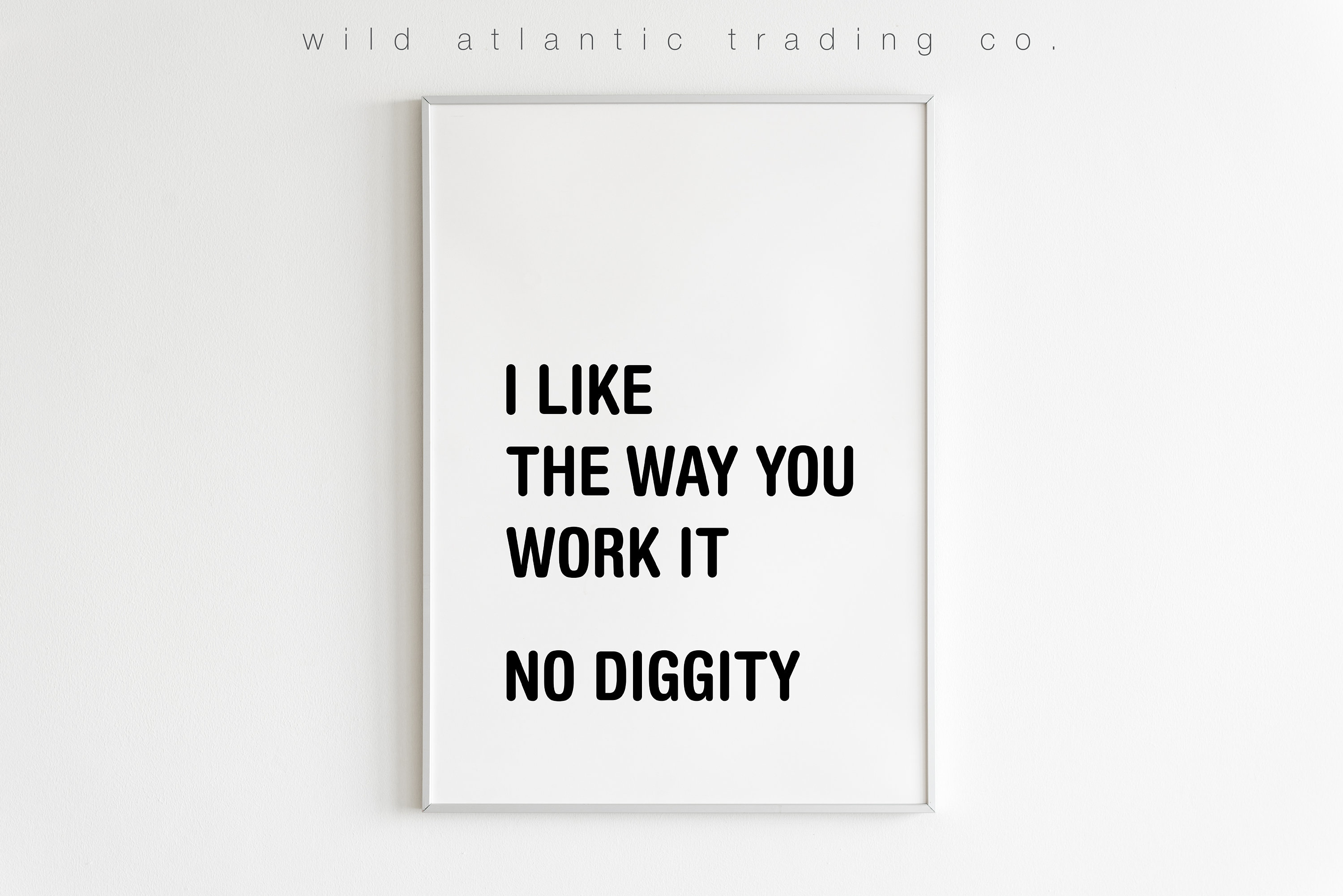 Printable No Diggity Rap Song Lyrics Print Wall Art Hip - Etsy