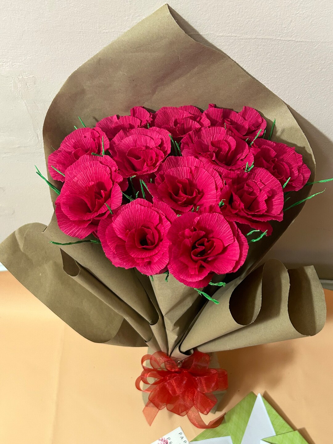 Chocolate Encased Paper Roses Graduation , Mother's Day ,father's Day ...