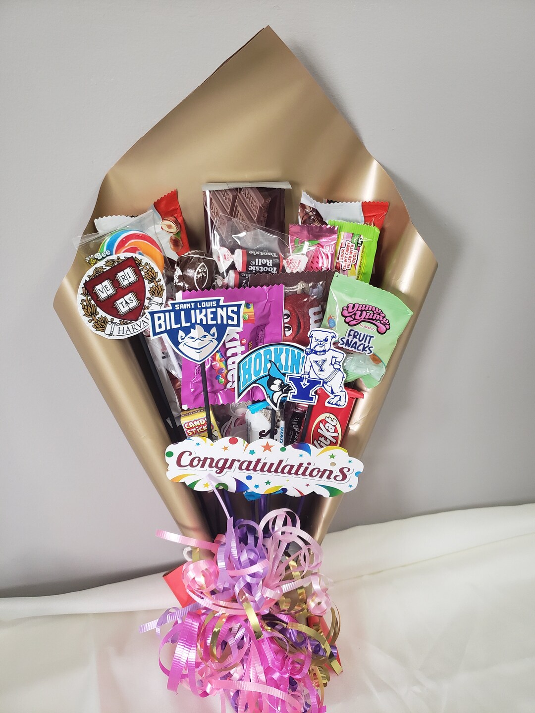 Graduation Bouquet Gift , Boys College Acceptance Gift Bouquet , Girls ...