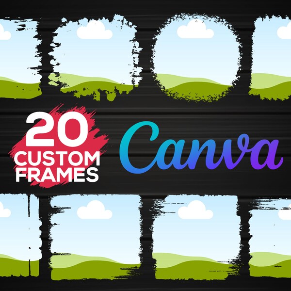 Canva Frames Mockups - Etsy