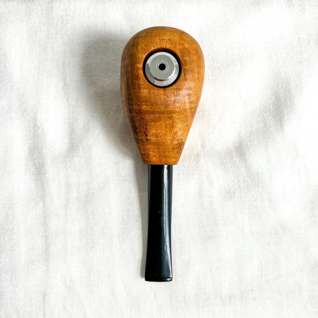 Hawaiian Curly Koa Wood Pipe With Metal Bowl, Hand Carved in Hawaii - Etsy
