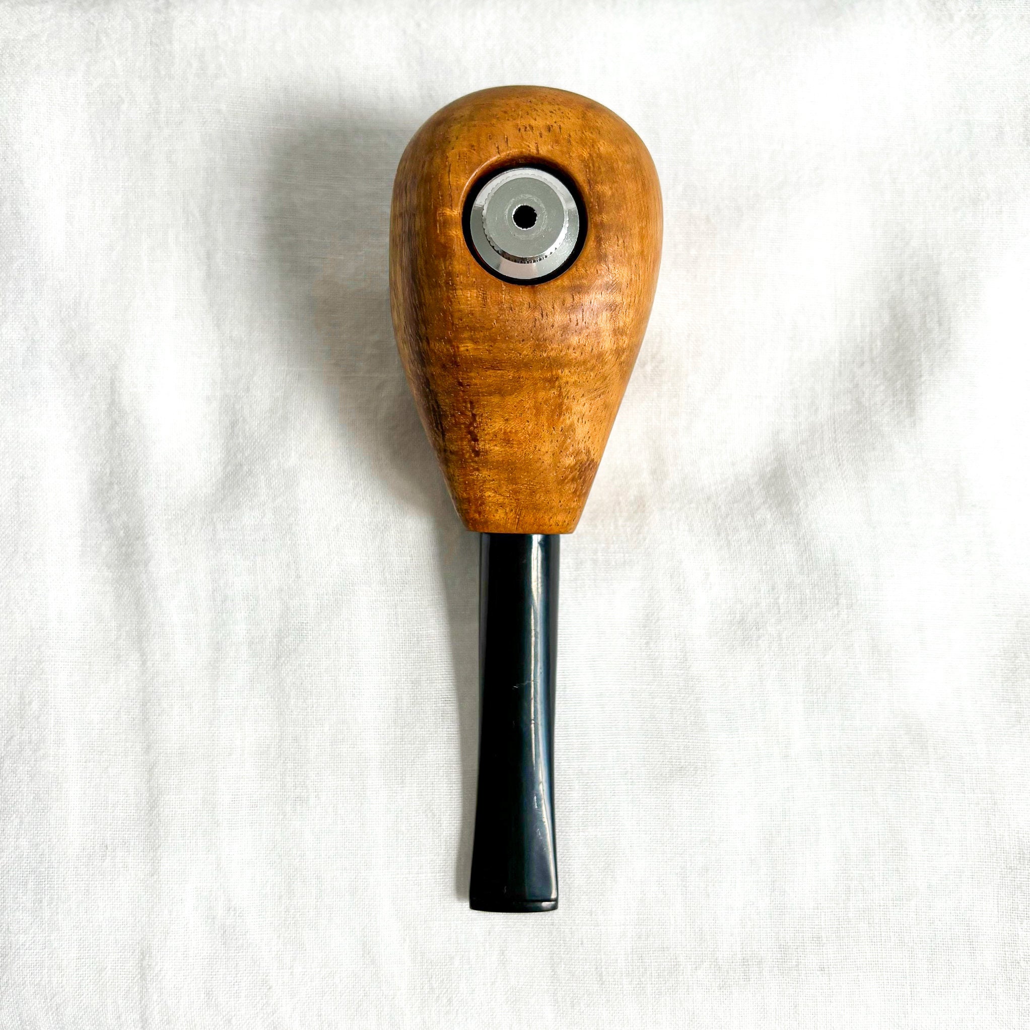 Hawaiian Curly Koa Wood Pipe With Metal Bowl, Hand Carved in Hawaii - Etsy