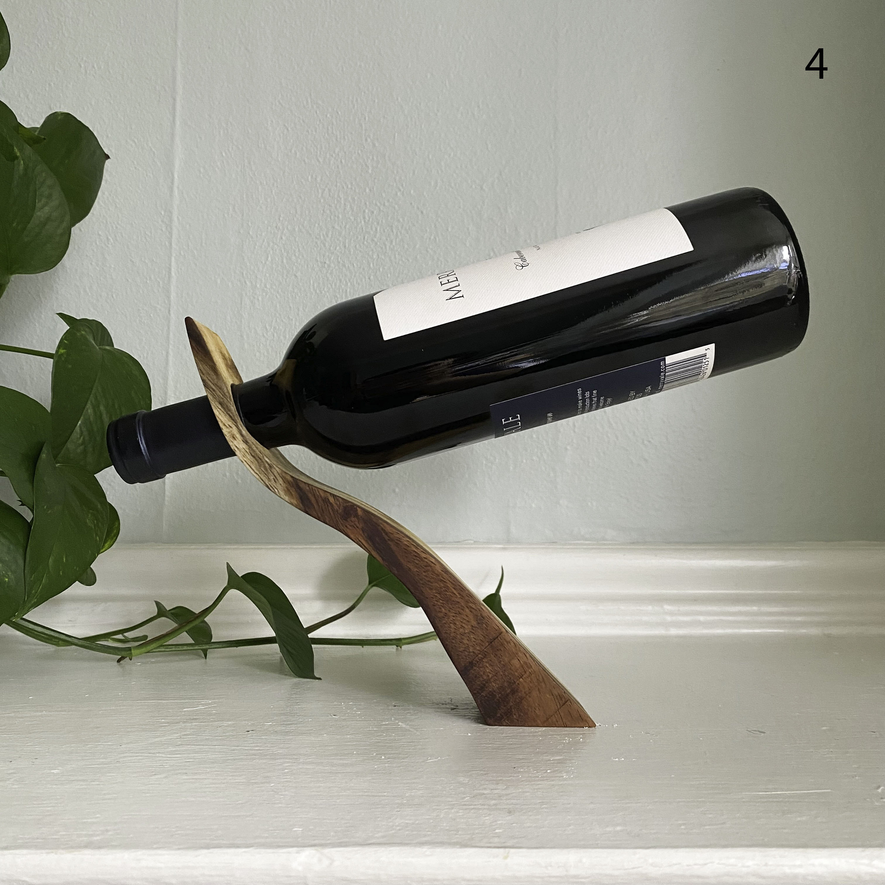 Hand Carved Hawaiian Wood Wine Stand - Etsy