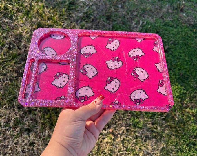 Hello Kitty Rolling Tray - Etsy