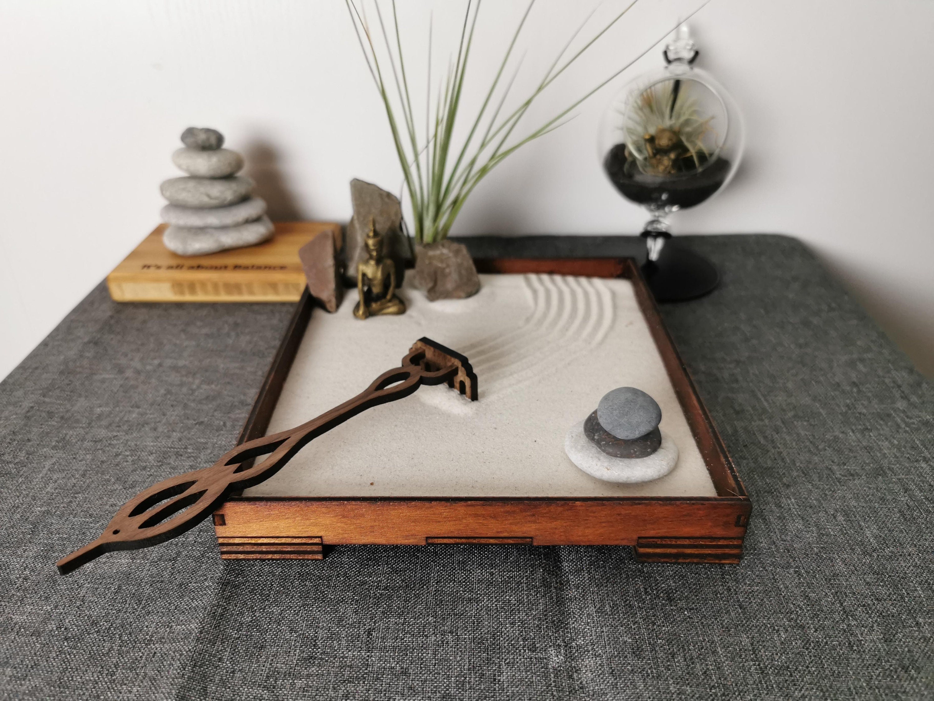 Gift Zen Garden Rectangular With Ganesha or Buddha DIY Set - Etsy