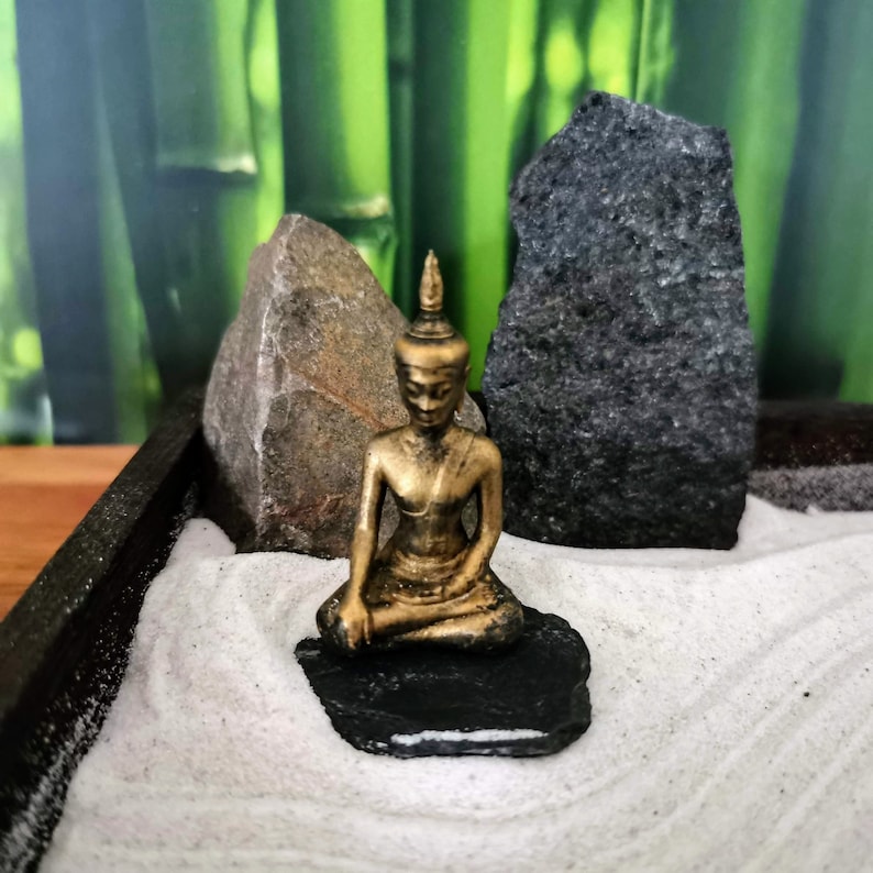Gift Zen Garden Rectangular With Ganesha or Buddha DIY Set - Etsy