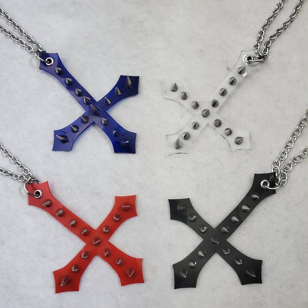 Bloodletter III PVC Inverted Cross Necklace - Etsy