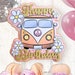 Groovy Van Cake Topper, Happy Birthday Retro Party, Daisy 1st Birthday ...