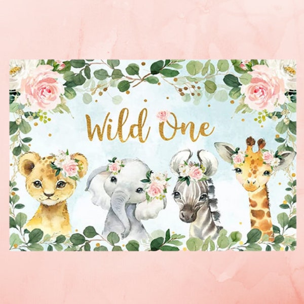 Wild One Backdrop - Etsy