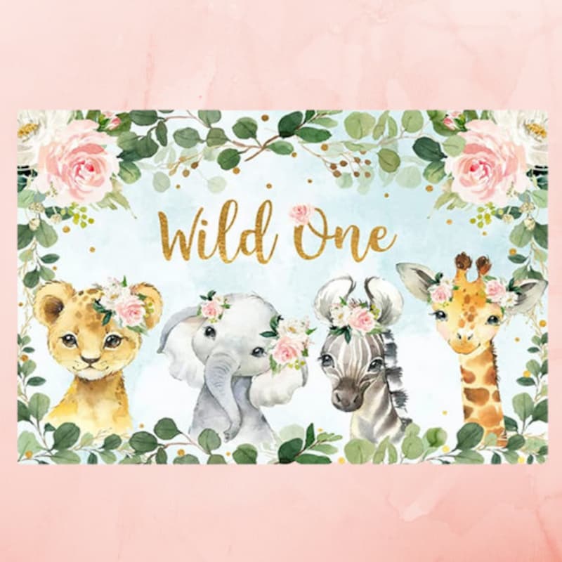Wild One Backdrop - Etsy