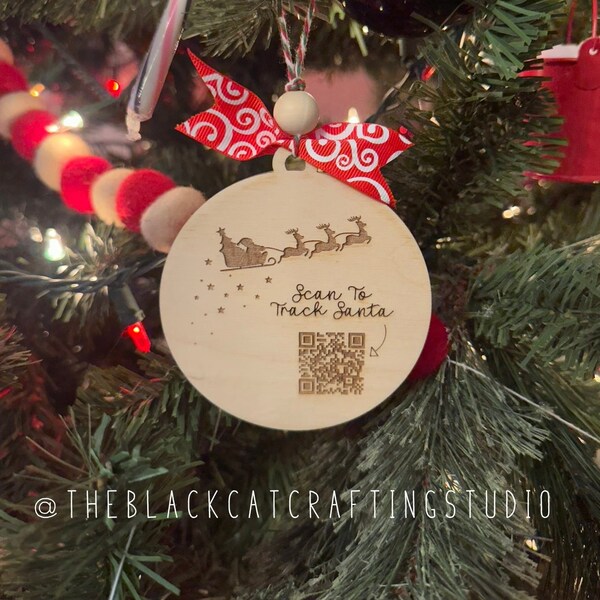 Qr Code Santa Tracking - Etsy