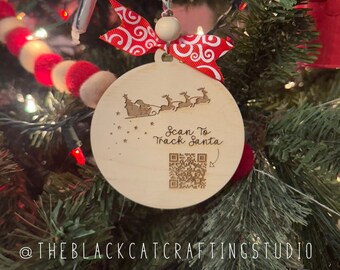 Santa Qr Code Track - Etsy