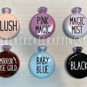 Personalized Glitter Flask With Diamond Lid - Etsy