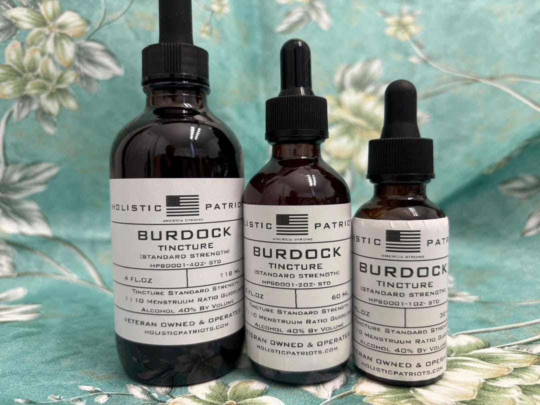 Burdock Root Tincture [arctium Lappa] [standard Strength] - Etsy