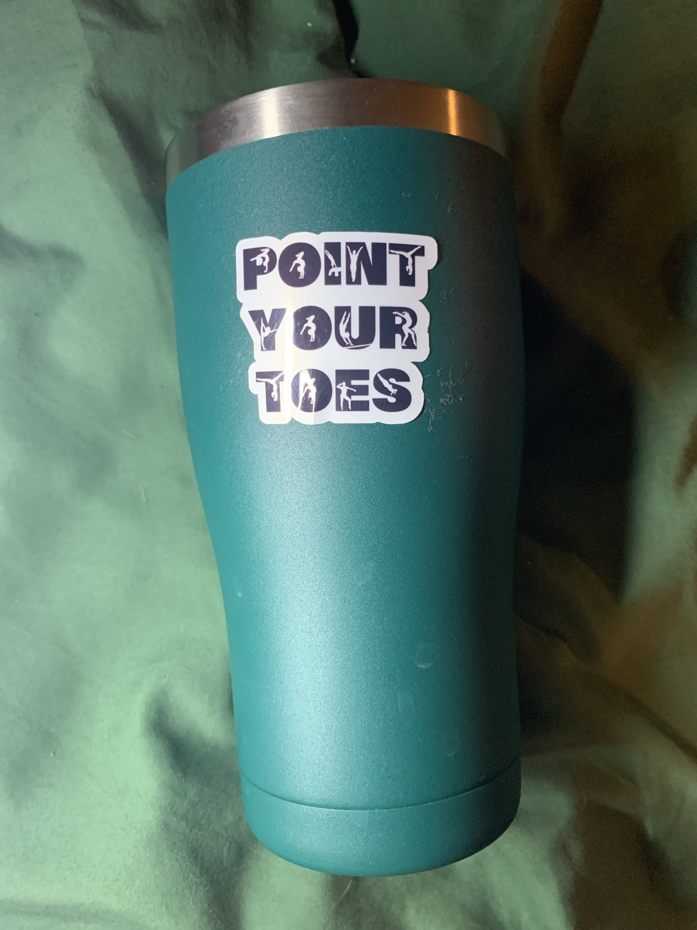 Gymnastics Point Your Toes Sticker 2 - Etsy