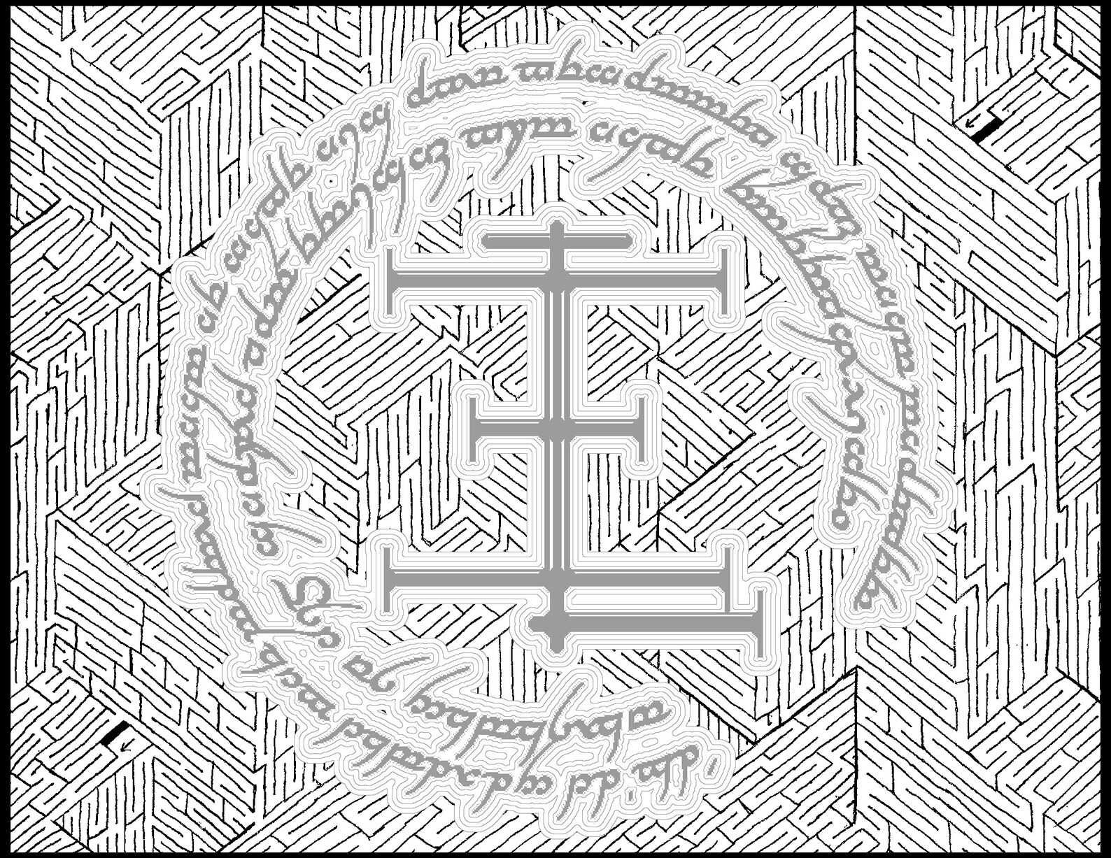 M. C. Escher Inspired Hand Drawn 3D Maze - Etsy