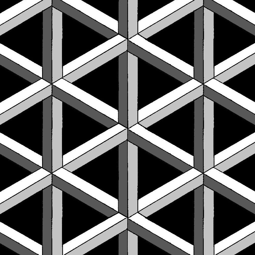 M. C. Escher Inspired Penrose Triangle Desktop Wallpaper/scrapbooking ...