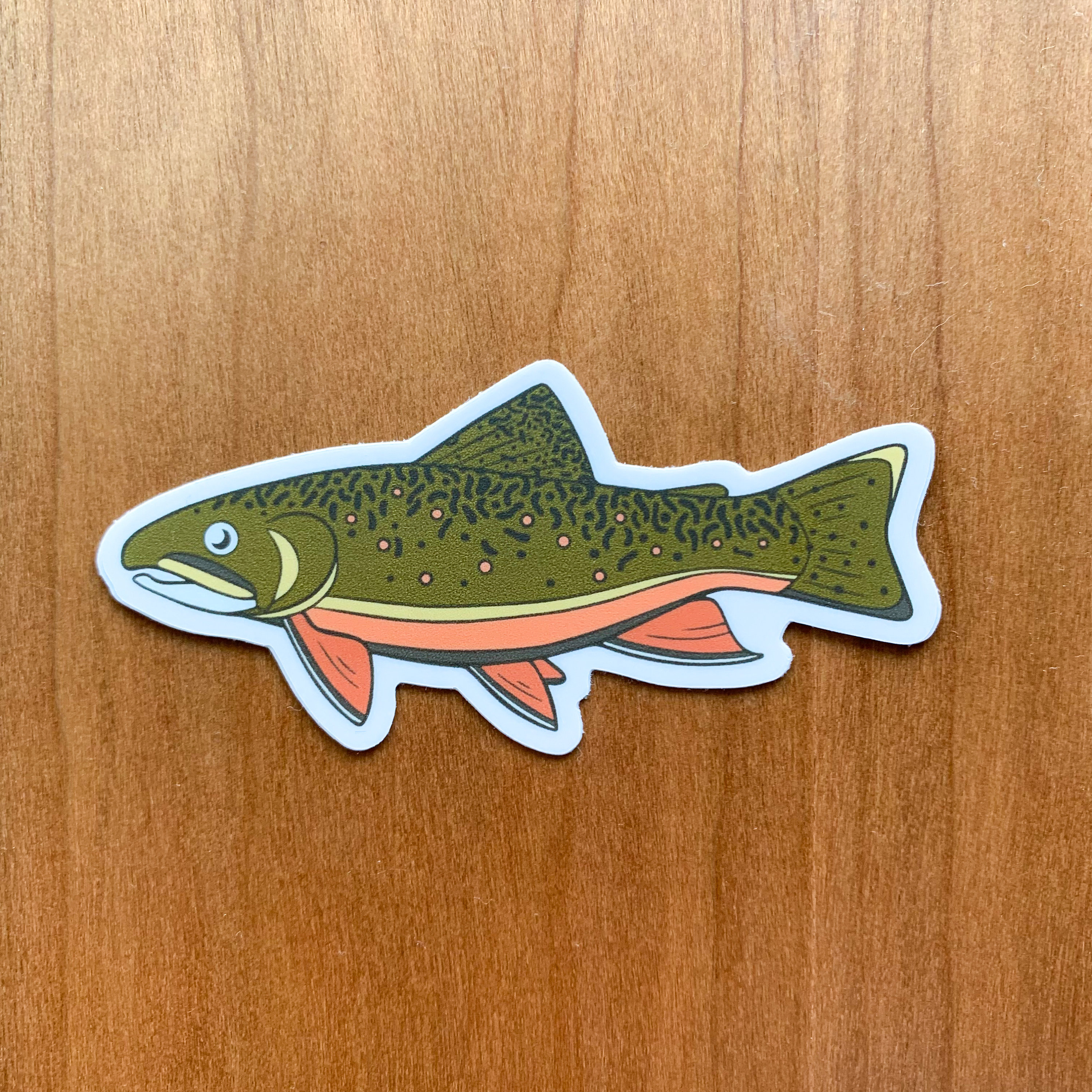 Fishing Sticker Set | Brook Trout | Rainbow Trout | Fishing Hat ...