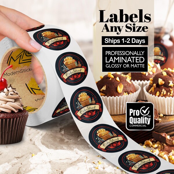 Thank You Bakery Stickers - Etsy