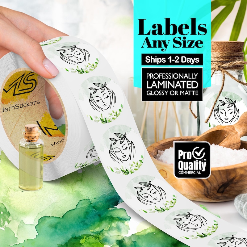 Custom Printed Glossy Tag - Etsy