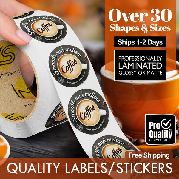 Coffee Stickers - Etsy