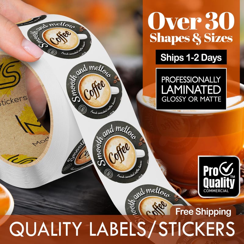 Coffee Stickers - Etsy