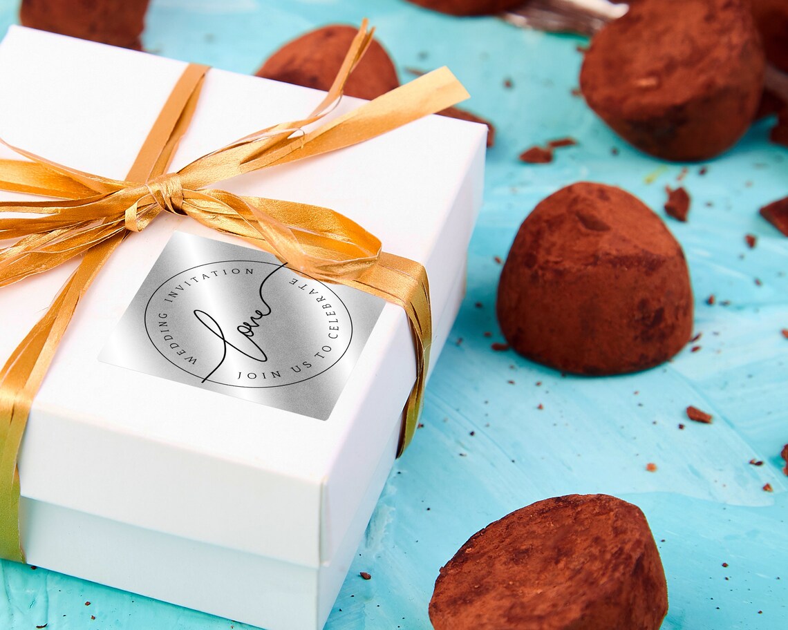 Foil Labels / Foil Stickers on A Sheet (2" Squares) : We Print Your ...