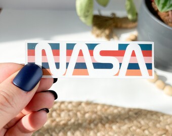 NASA Pink Worm Sticker Laptop Sticker Water Bottle Sticker | Etsy