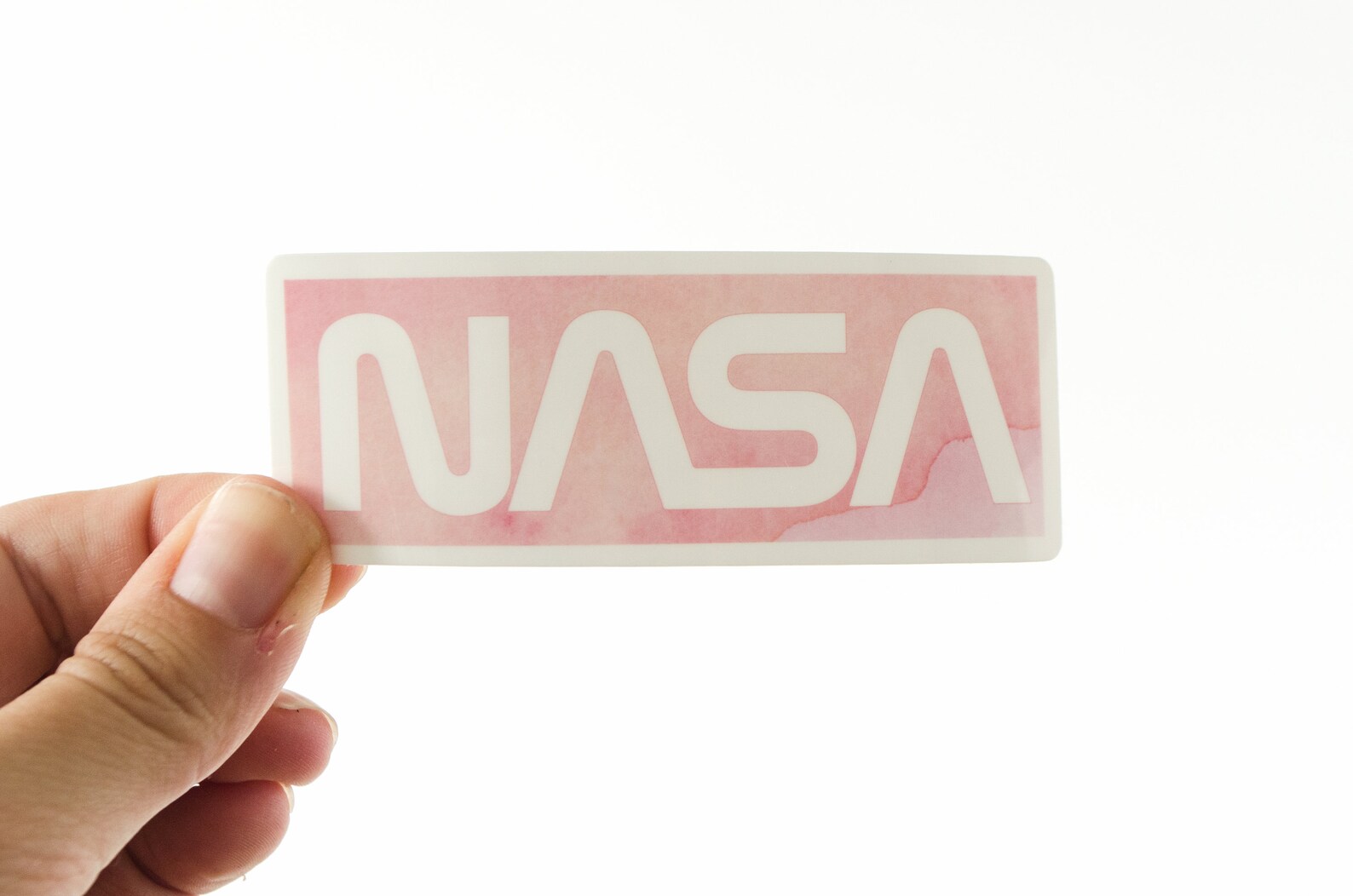 NASA Pink Worm Sticker Laptop Sticker Water Bottle Sticker - Etsy