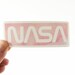 NASA Pink Worm Sticker Laptop Sticker, Water Bottle Sticker, Phone ...