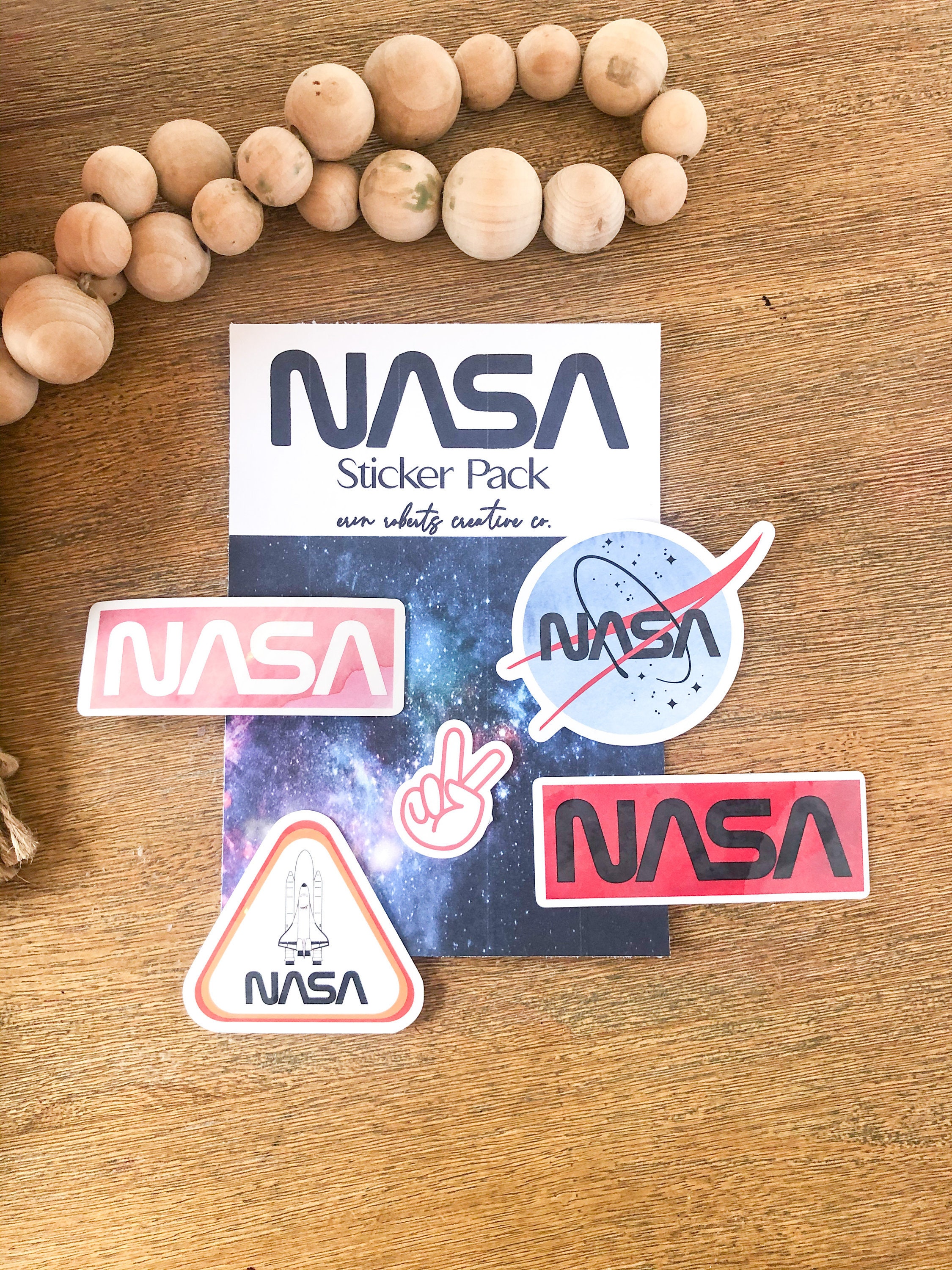 NASA Themed Sticker Set Waterproof Stickers for Laptops - Etsy