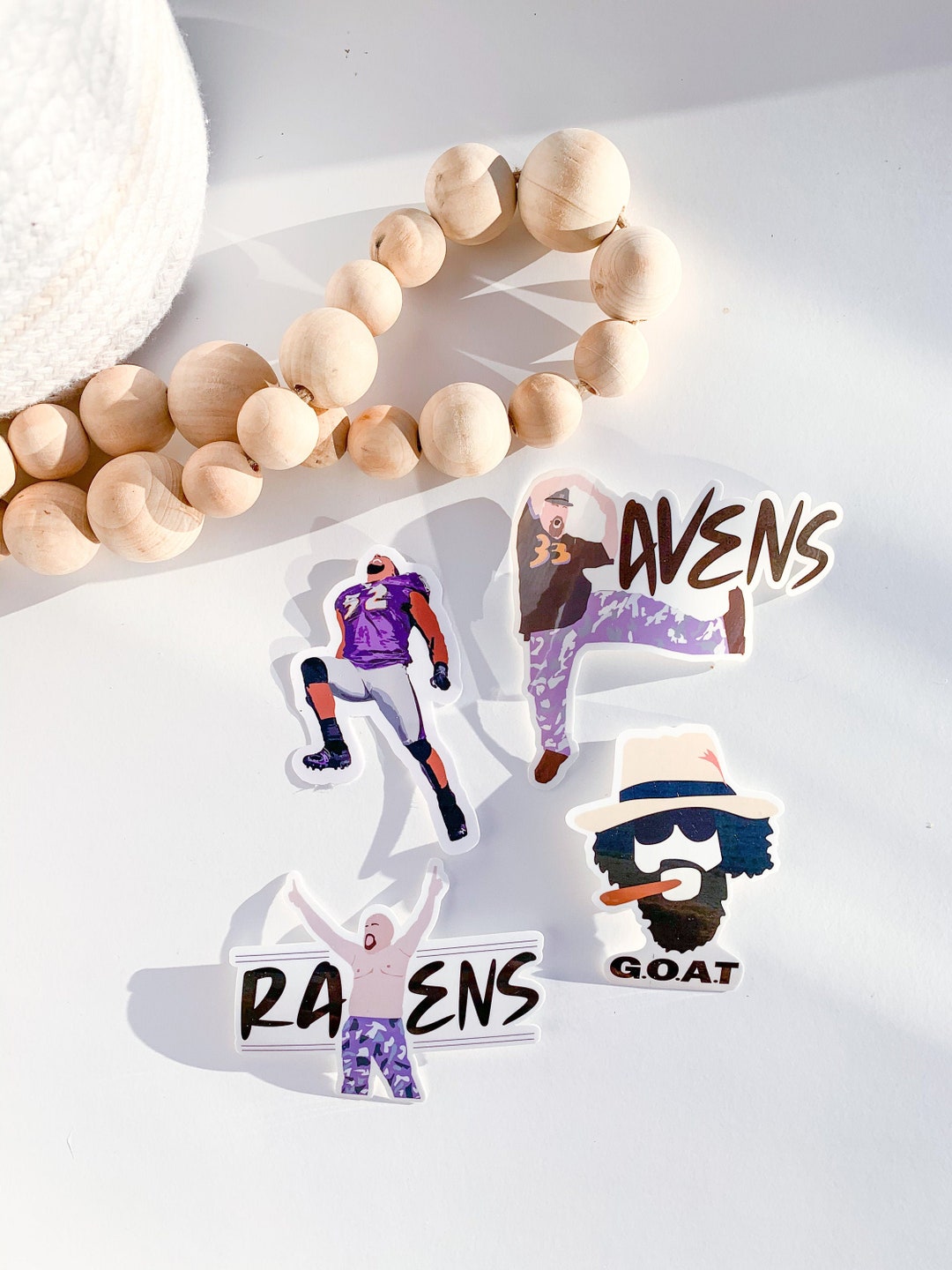 Baltimore Ravens Sticker Set Waterproof Stickers for Laptops, Water ...