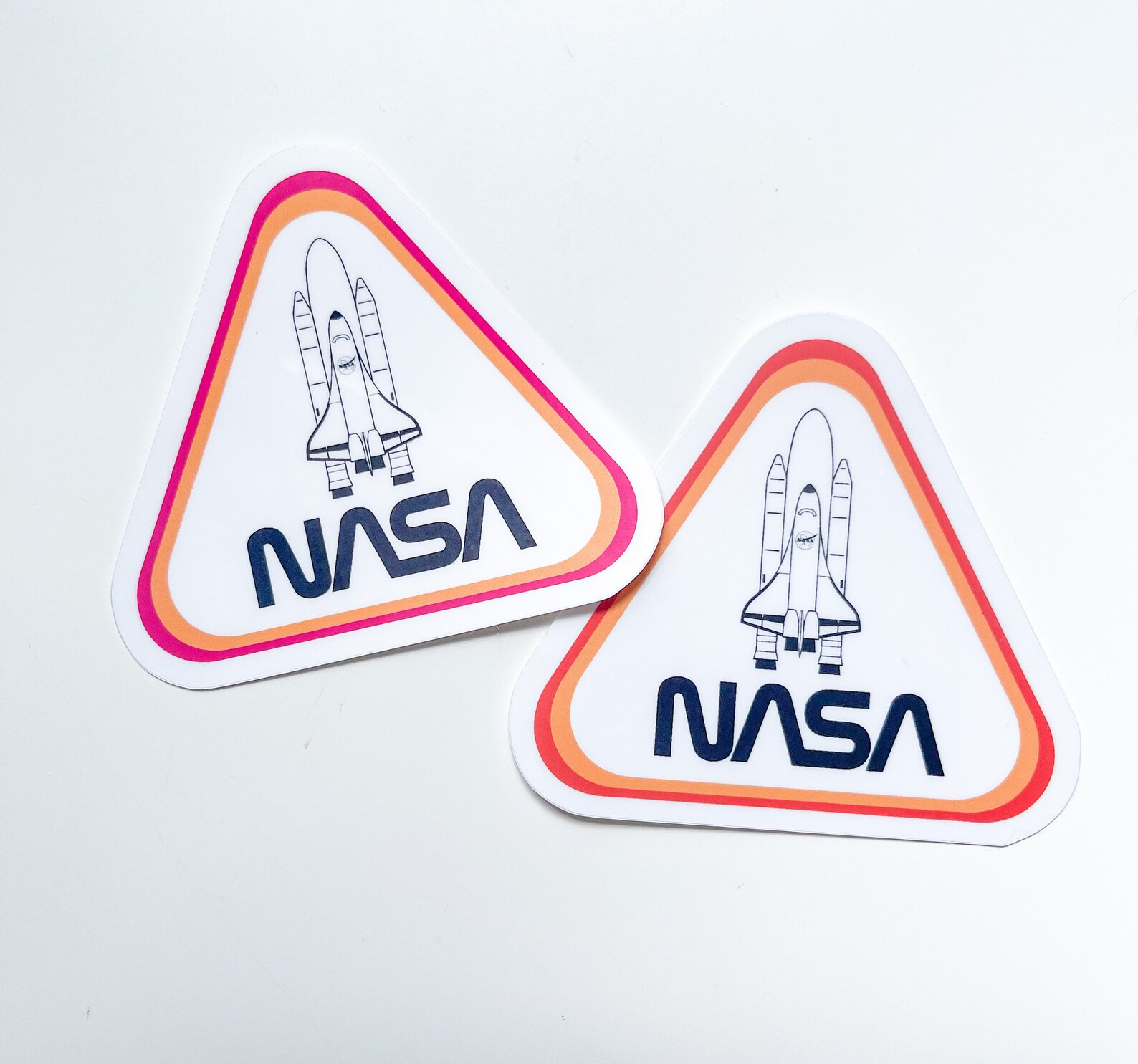 NASA Worm Rocket Sticker Retro NASA Laptop Sticker Water - Etsy